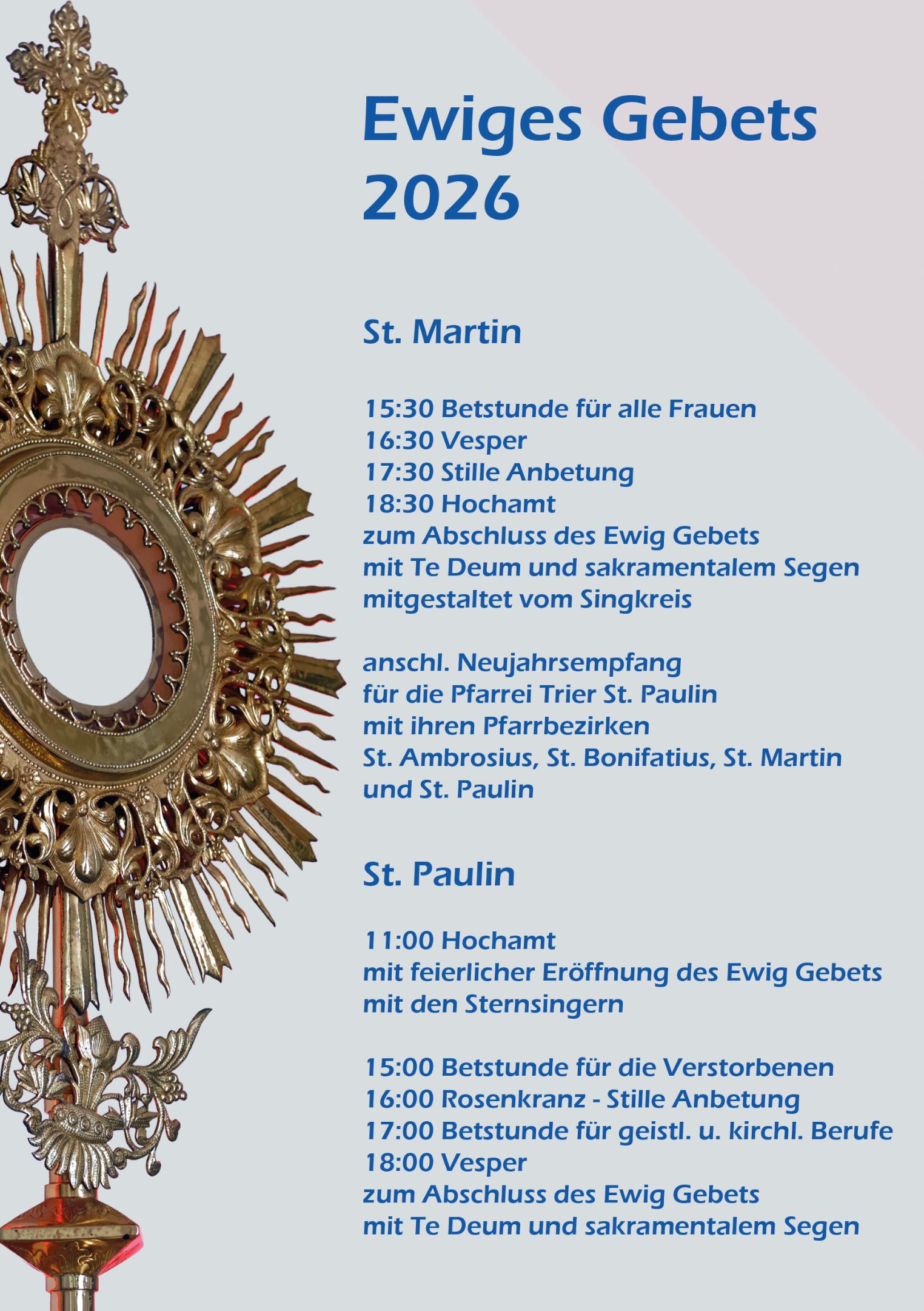 Startseite Pfarrei Trier St. Paulin | Pfarrei Trier St. Paulin